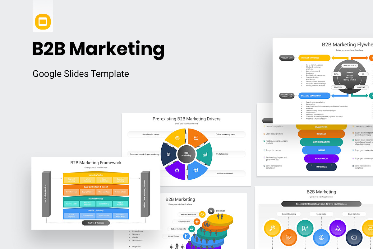 B2B Marketing Google Slides Presentation Template | Nulivo Market